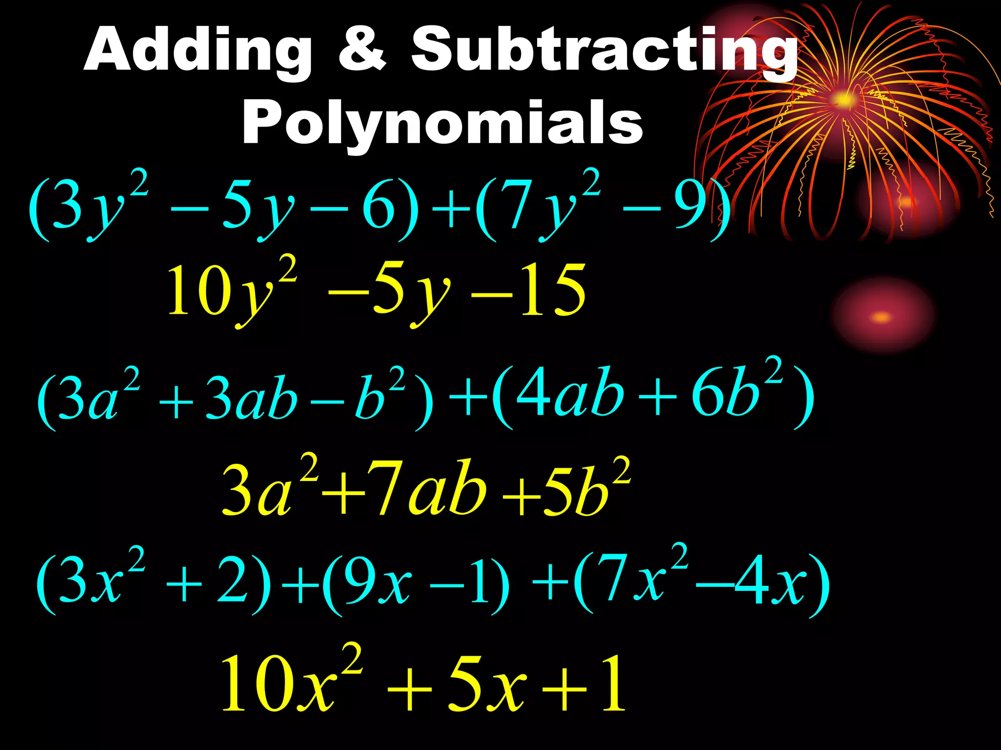 POLYNOMIALS-REVIEW.ppt | Free Download