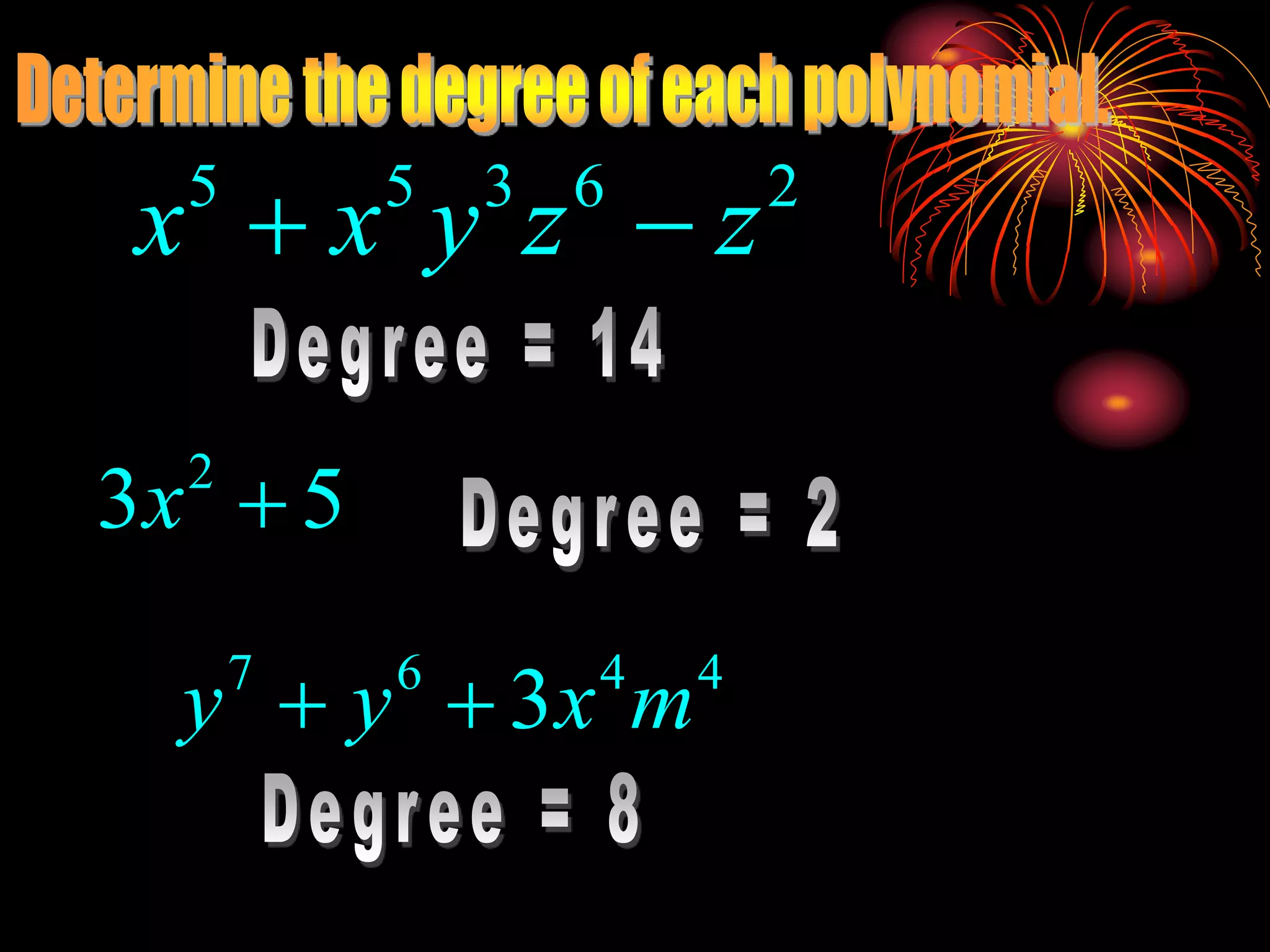 POLYNOMIALS-REVIEW.ppt