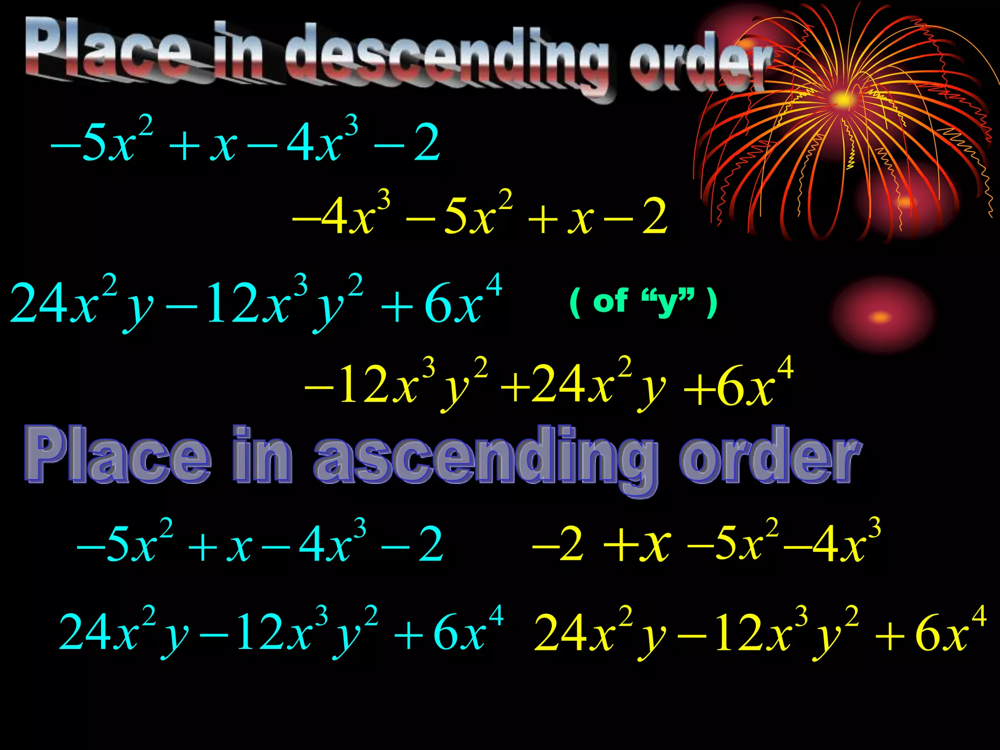 POLYNOMIALS-REVIEW.ppt