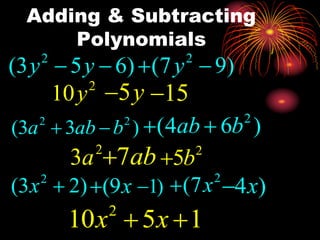 POLYNOMIALS-REVIEW.ppt