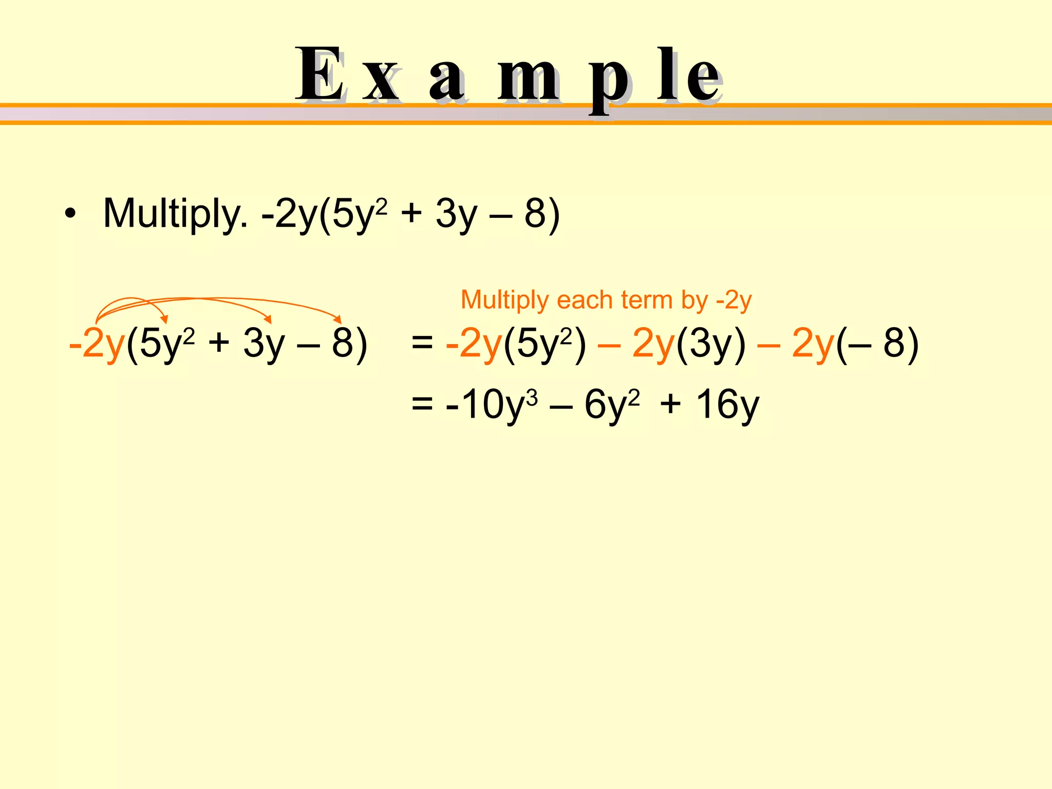 Operations on Polynomials | PPT
