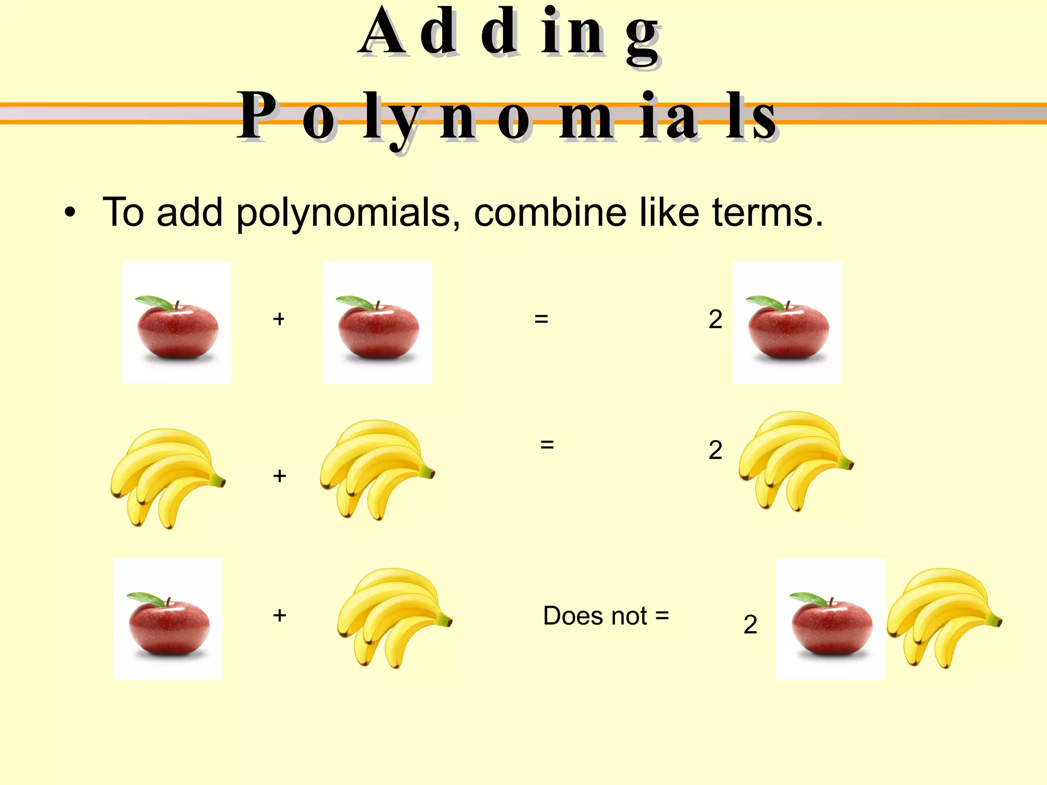 Operations on Polynomials | PPT