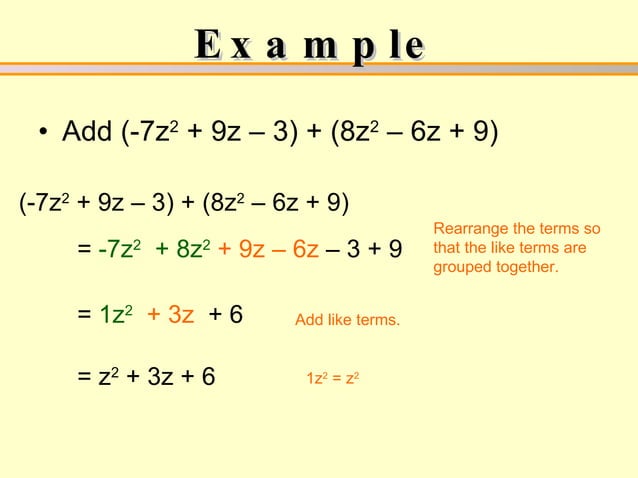 Operations on Polynomials | PPT