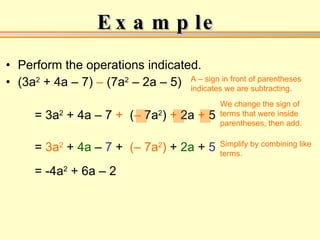 Operations on Polynomials | PPT