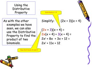 Polynomials and factoring | PPT