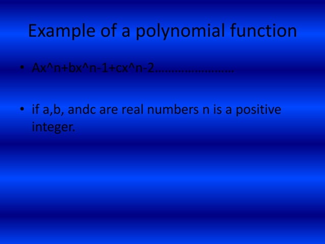 Polynomials and linear factors | PPT