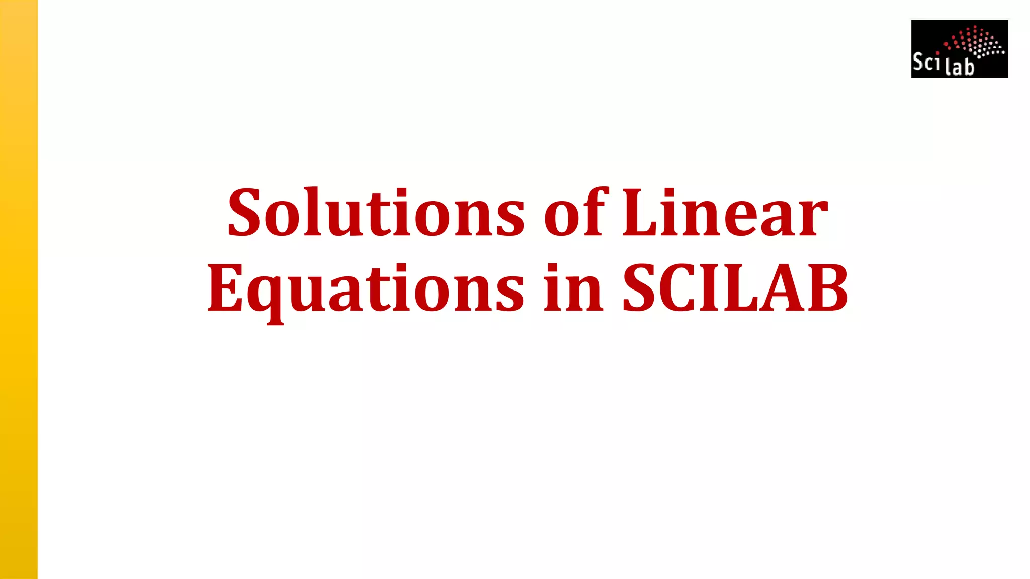 Polynomials in scilab | PDF