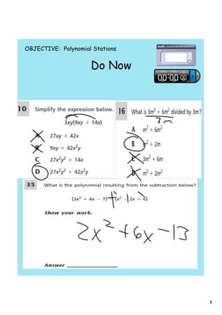 Polynomial stations | PDF