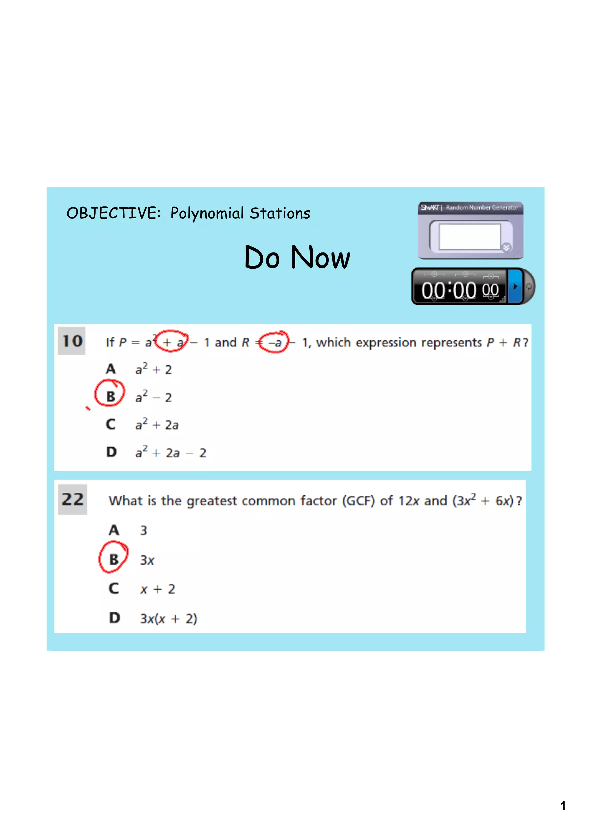 Polynomial stations | PDF