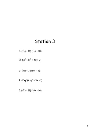 Polynomial stations | PDF