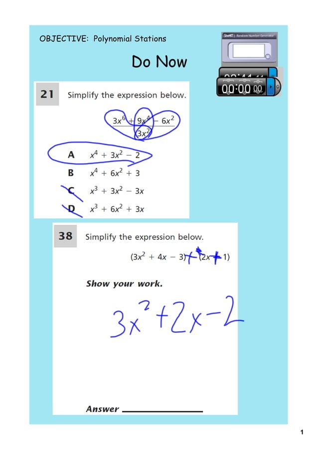 Polynomial stations | PDF