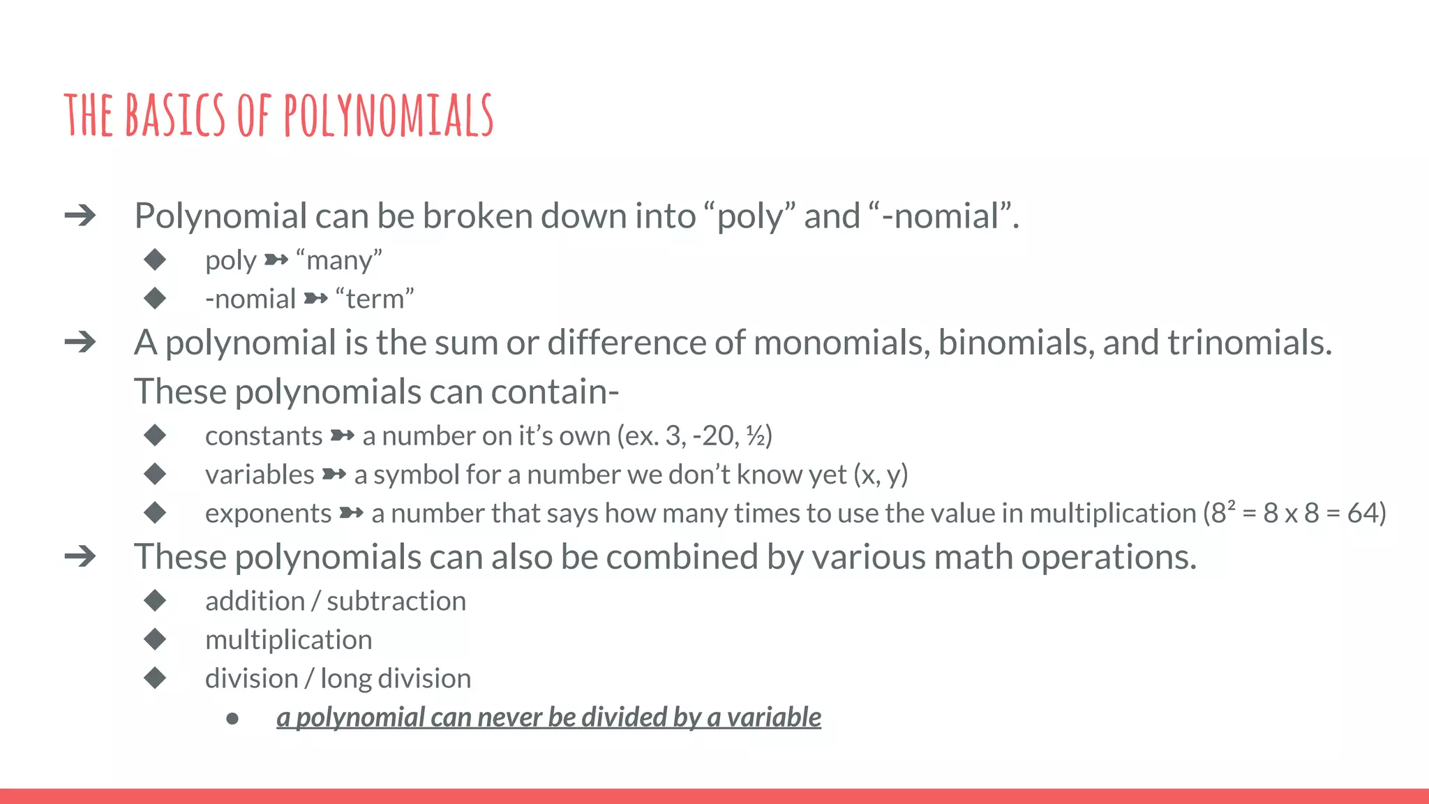 Polynomials WebQuest | PDF