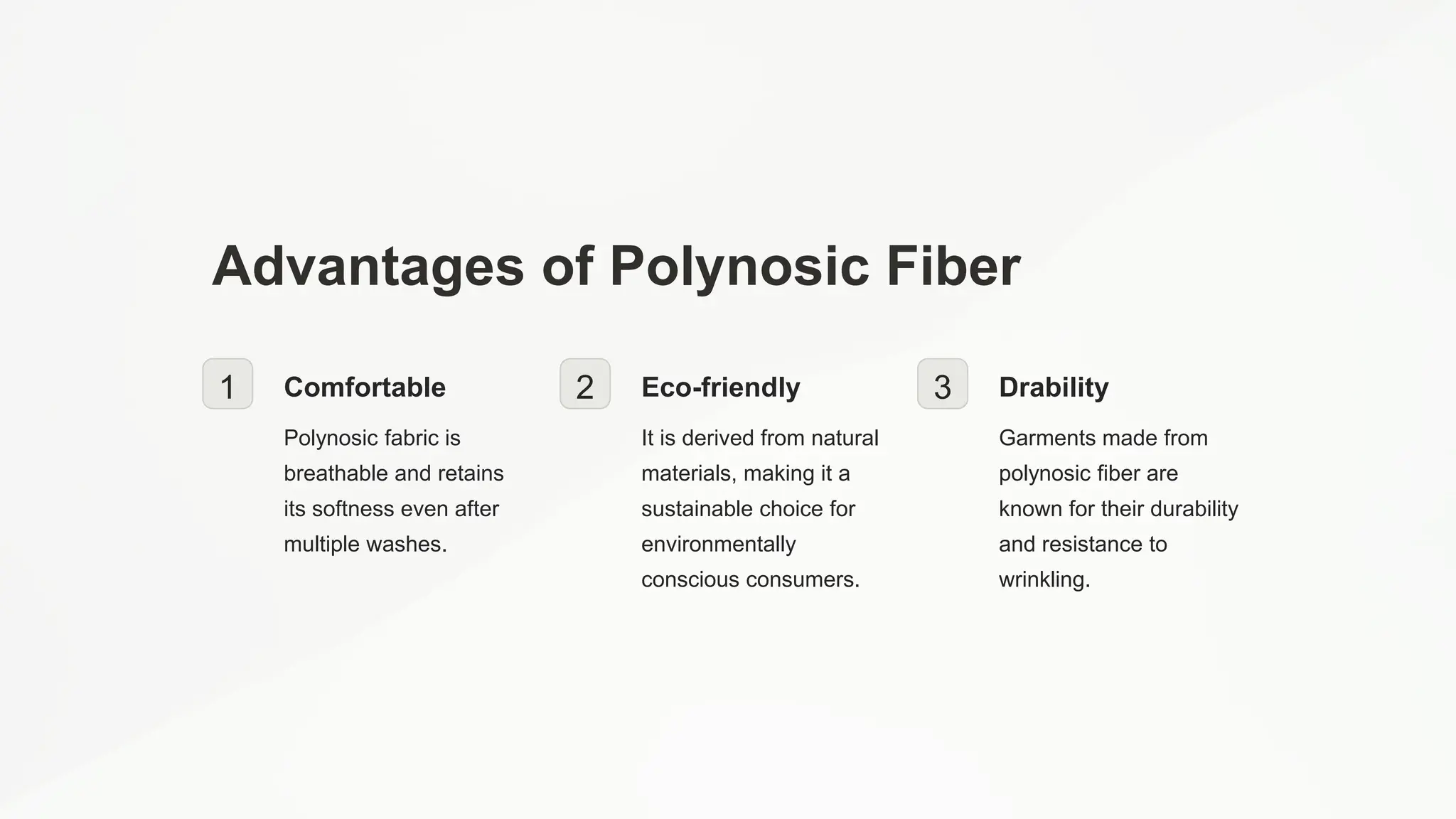 Polynosic- Fiber PPT polynosic Fibre manufacturing | PPTX