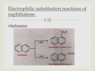 Polynuclear Hydrocarbons Preparations and Reactions | PPTX
