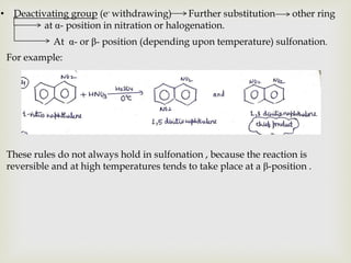Polynuclear Hydrocarbons Preparations and Reactions | PPTX