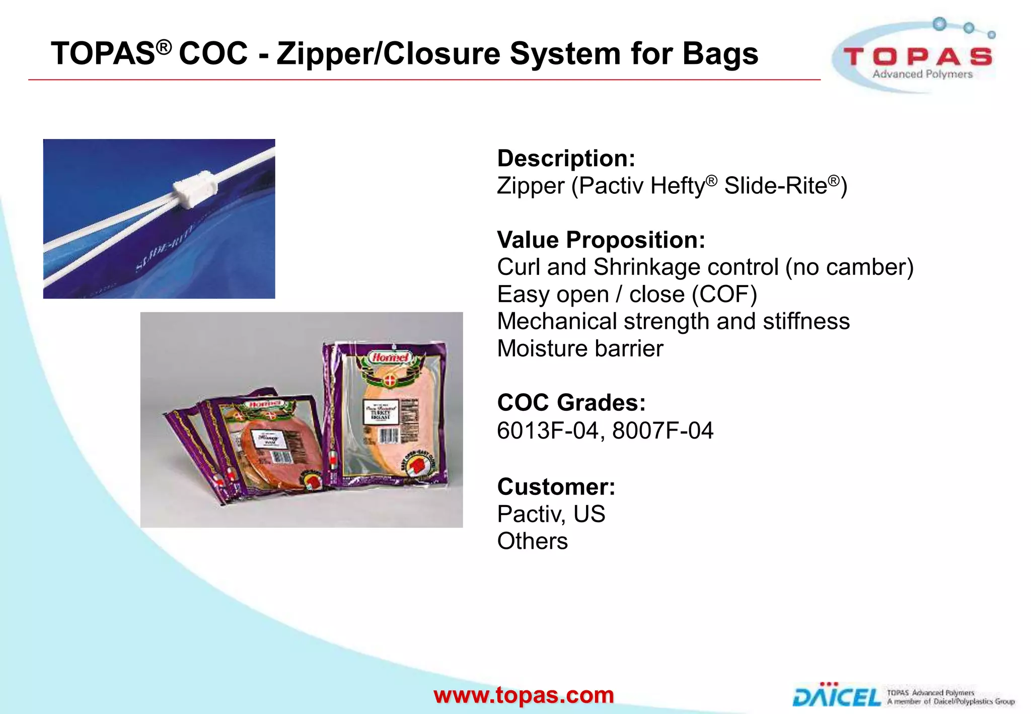 Packaging Options With COC/PE Blends | PDF