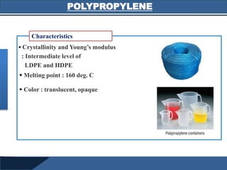 Poly olefins - Manufacturing & applications | PPTX