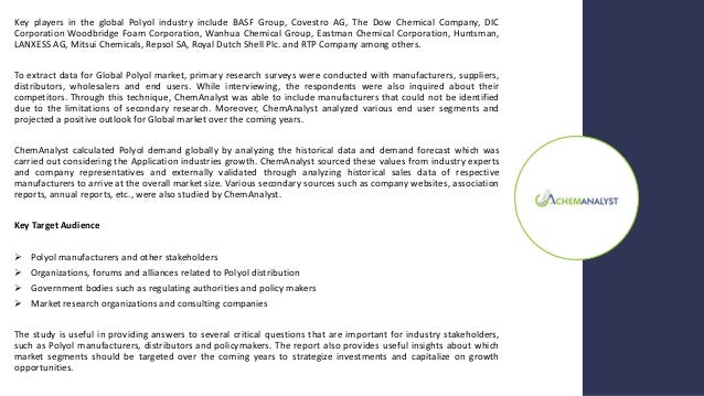 Polyol Market Size, Share, Analysis & Forecast, 2030 | PDF