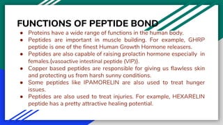 Polypeptides,peptides, types of peptides, structure of dipeptide ...