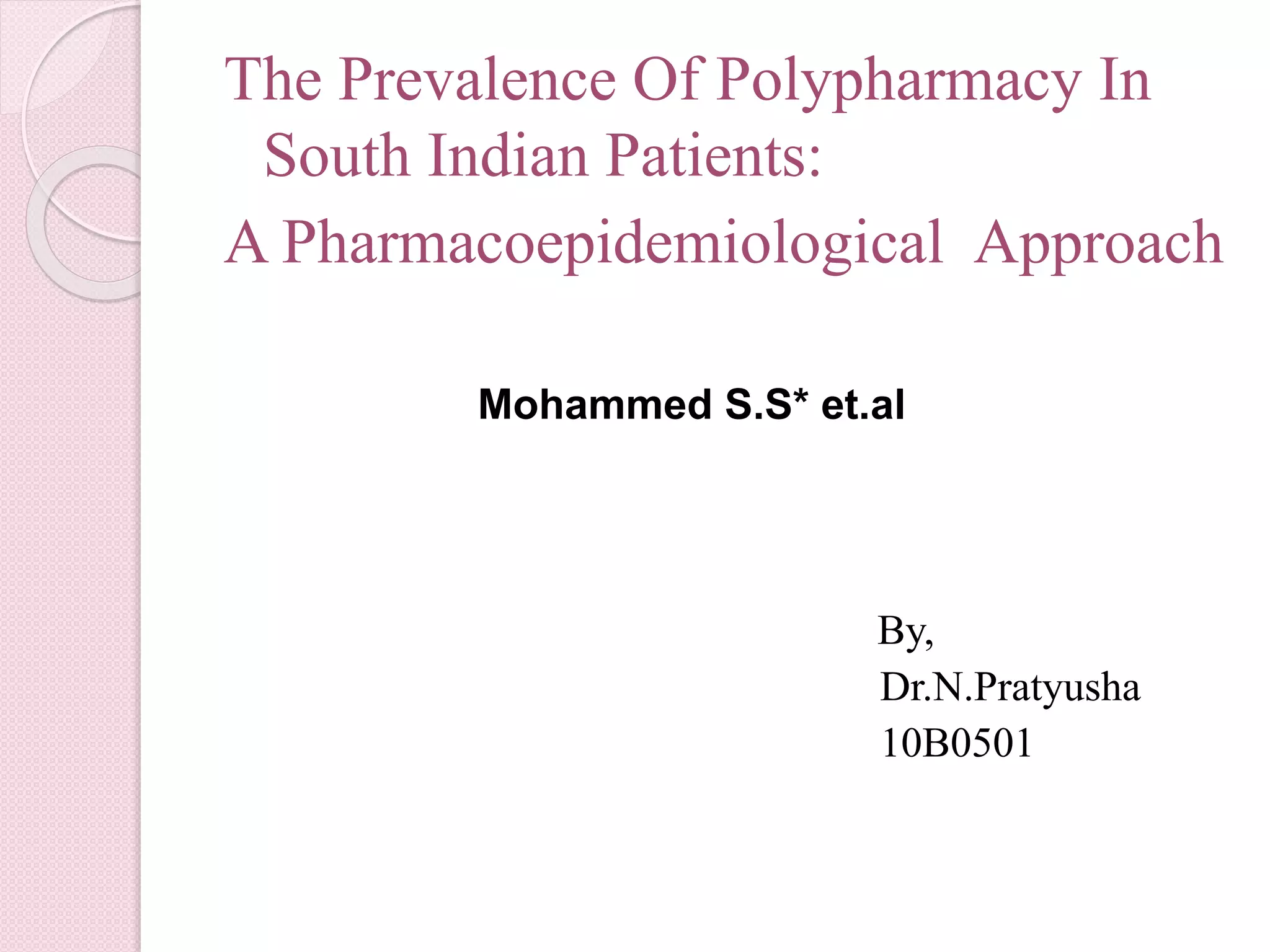 Polypharmacy | PPTX