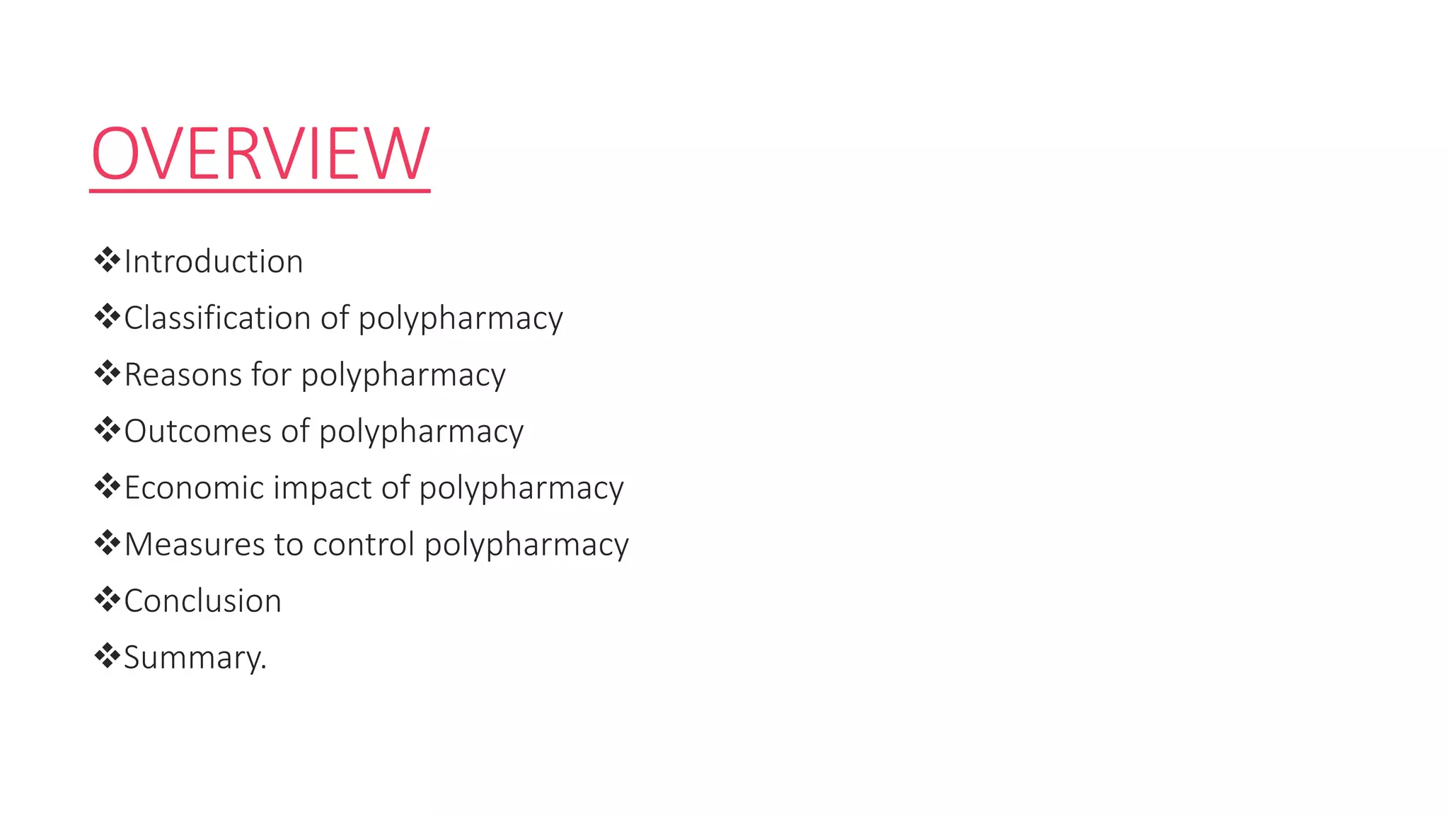 Polypharmacy | PPTX