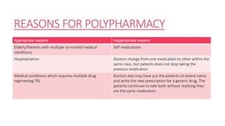 Polypharmacy | PPTX