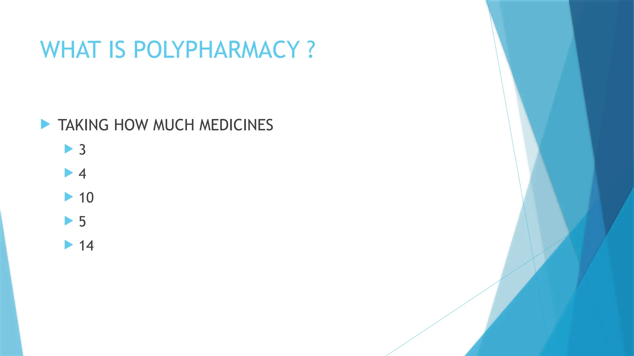 POLYPHARMACY IN GERIATRICS.pptx presentation | PPTX | Pharmaceutical Drugs | Medical Health