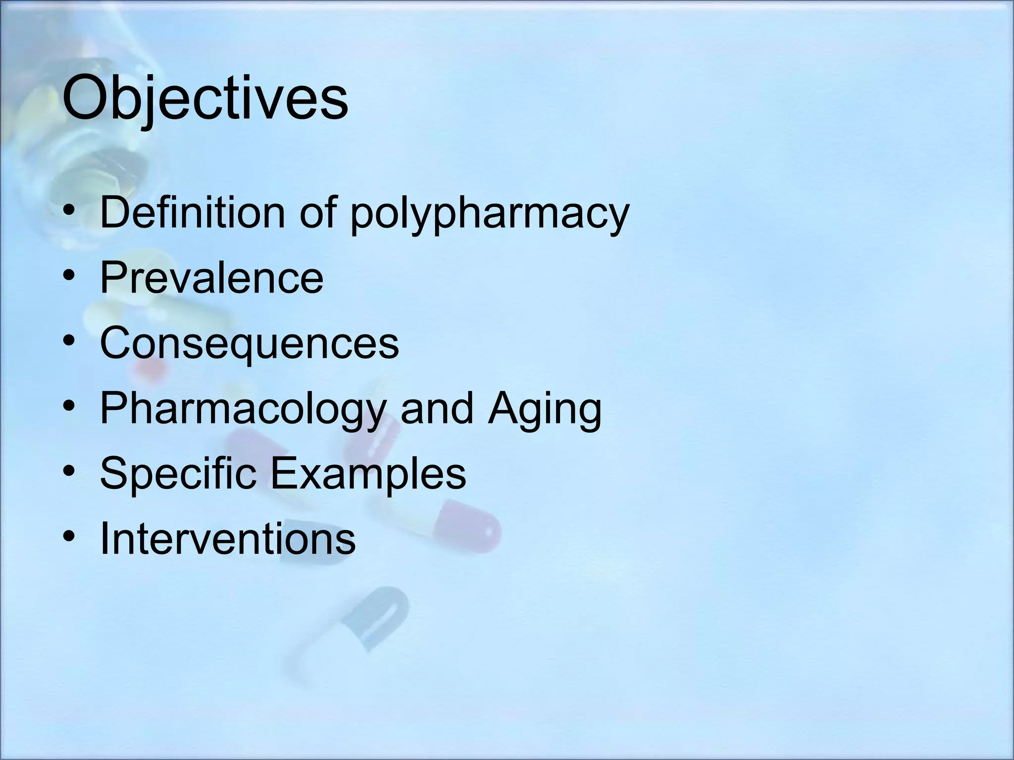 Polypharmacy in the elderly | PPT