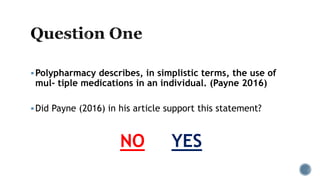Polypharmacy quiz | PPT