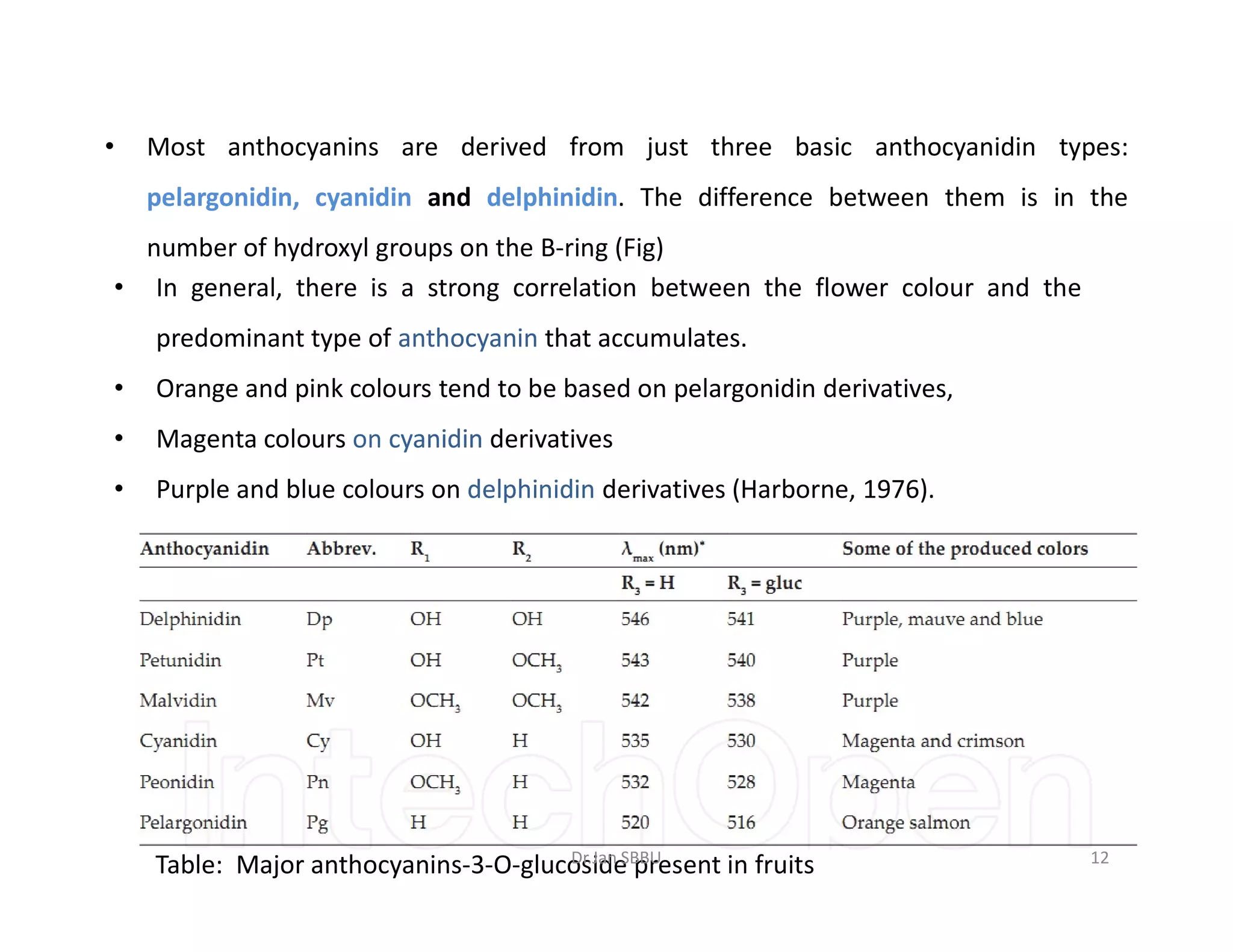 Poly phenole flavonoids anthocyanins | PPT