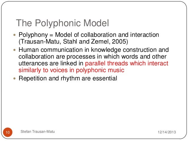 Polyphonic model, analysis method, software and sonification of disco…