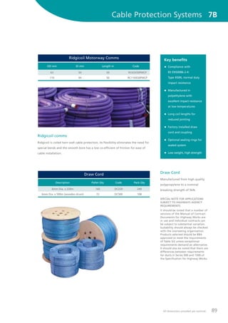 Polypipe Cable Ducting - PVC Polypipe Cable Duct (Class 1) | PDF