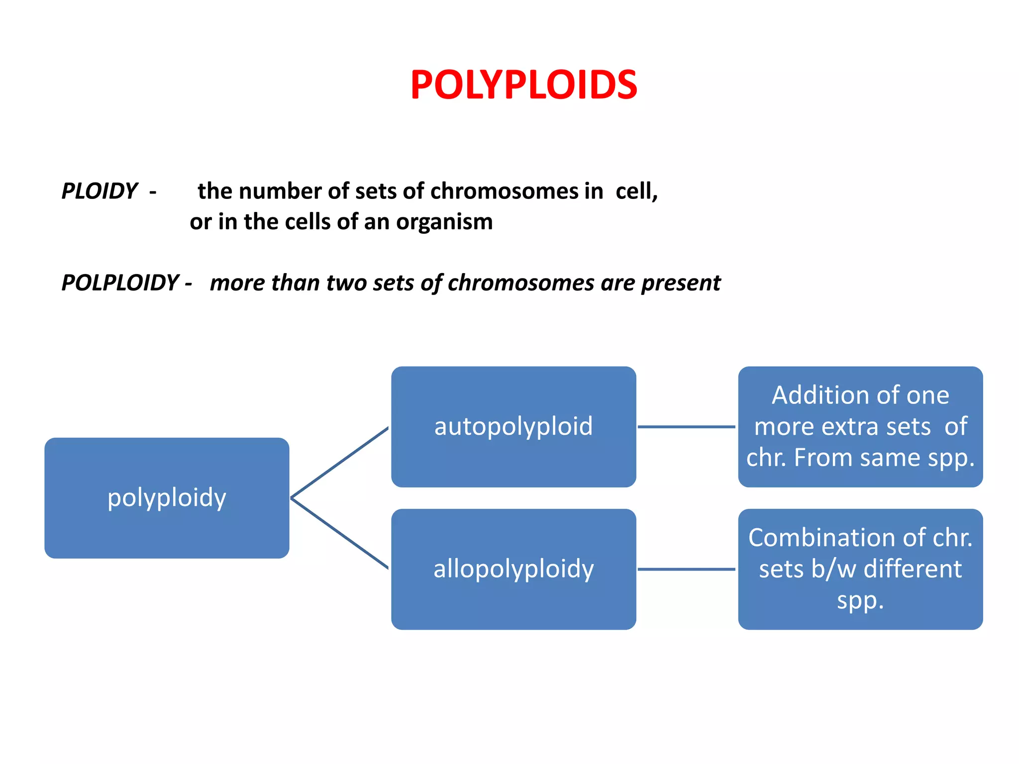Polyploidy | PPTX