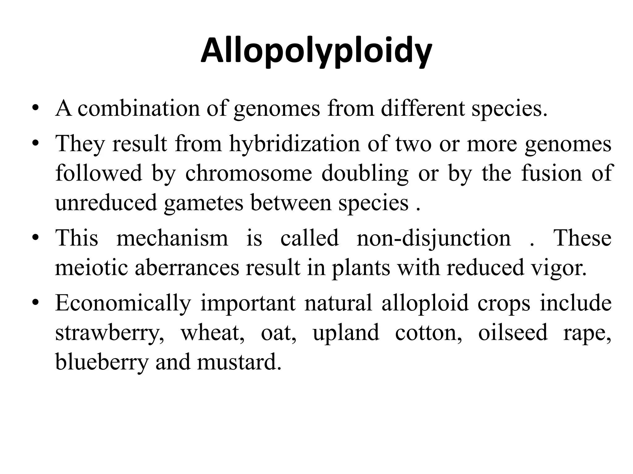 Polyploidy | PPTX