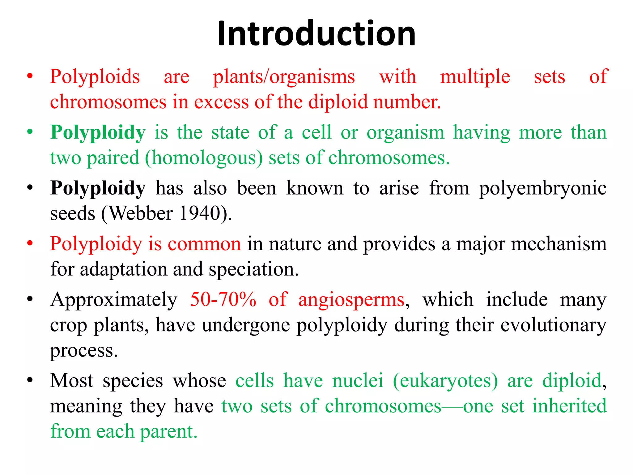 Polyploidy | PPTX