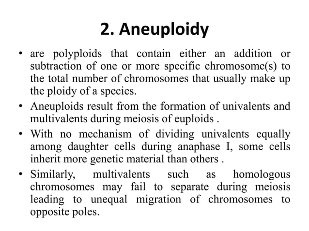 Polyploidy | PPTX