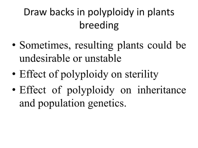 Polyploidy | PPTX