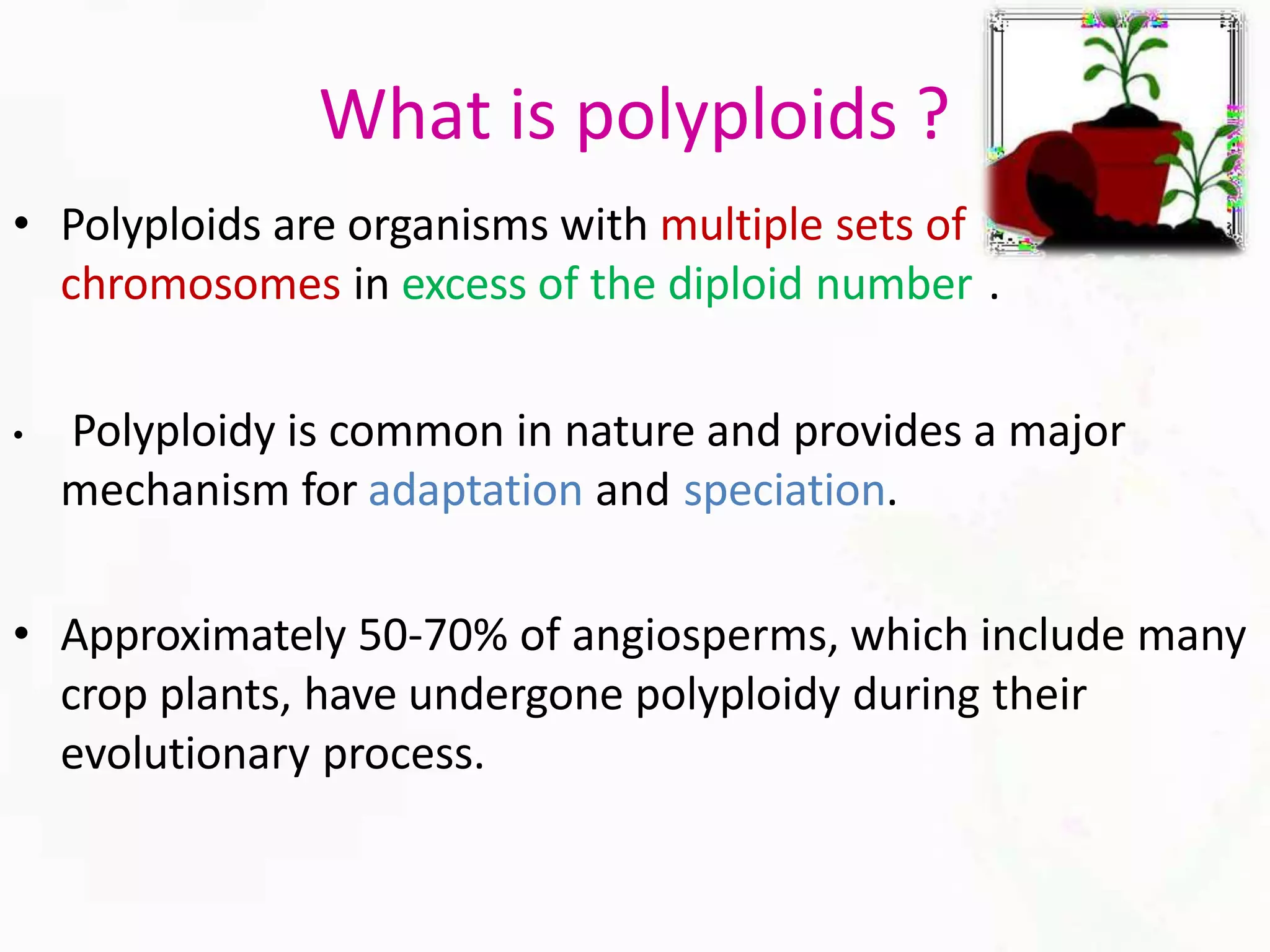 Polyploidy | PPTX