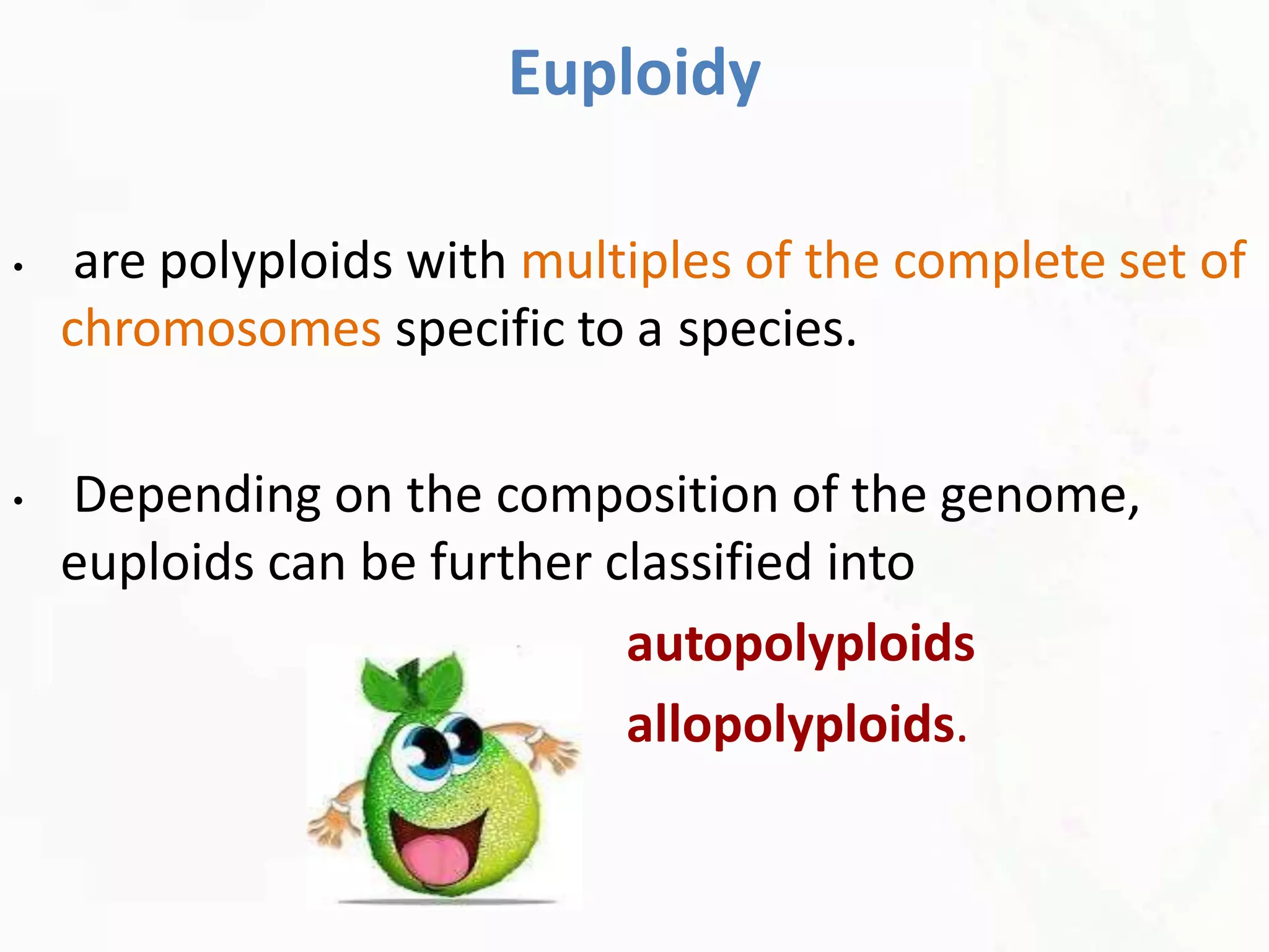 Polyploidy | PPTX