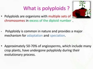 Polyploidy | PPTX