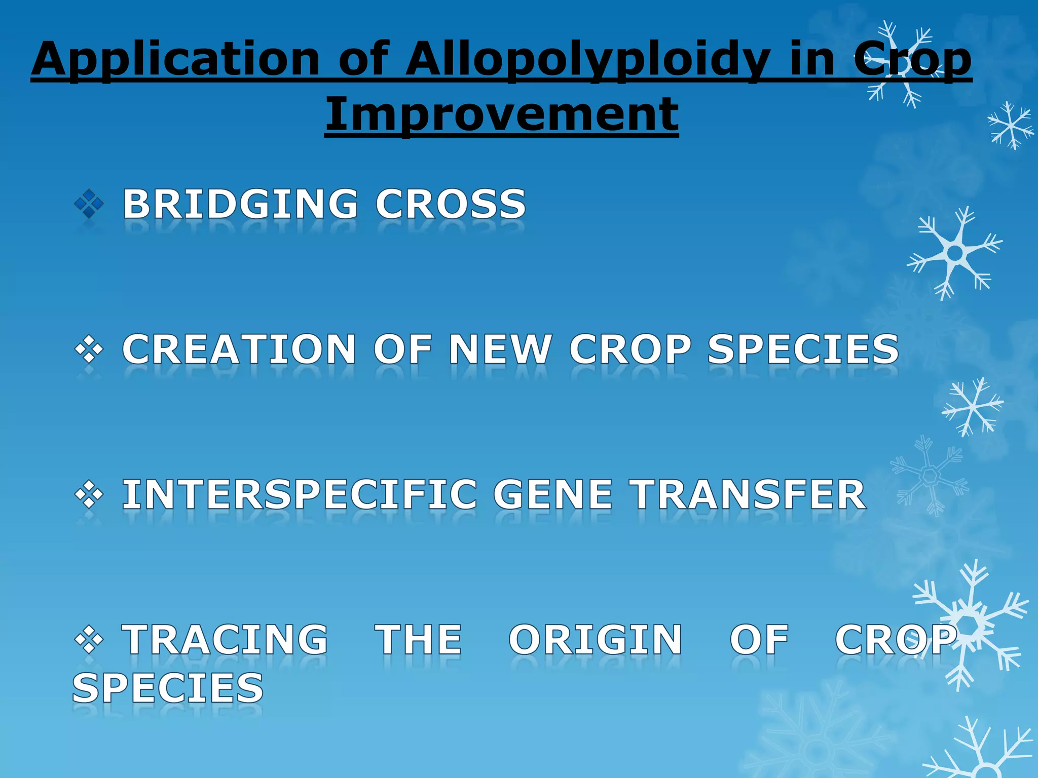 Polyploidy breeding | PPTX