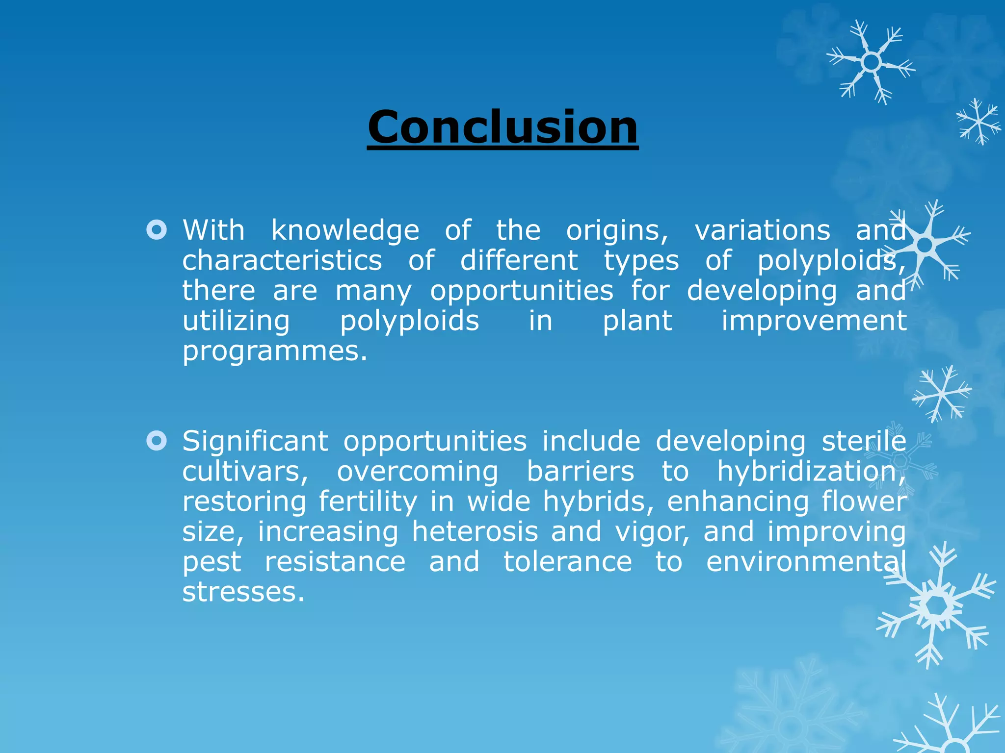 Polyploidy breeding | PPTX