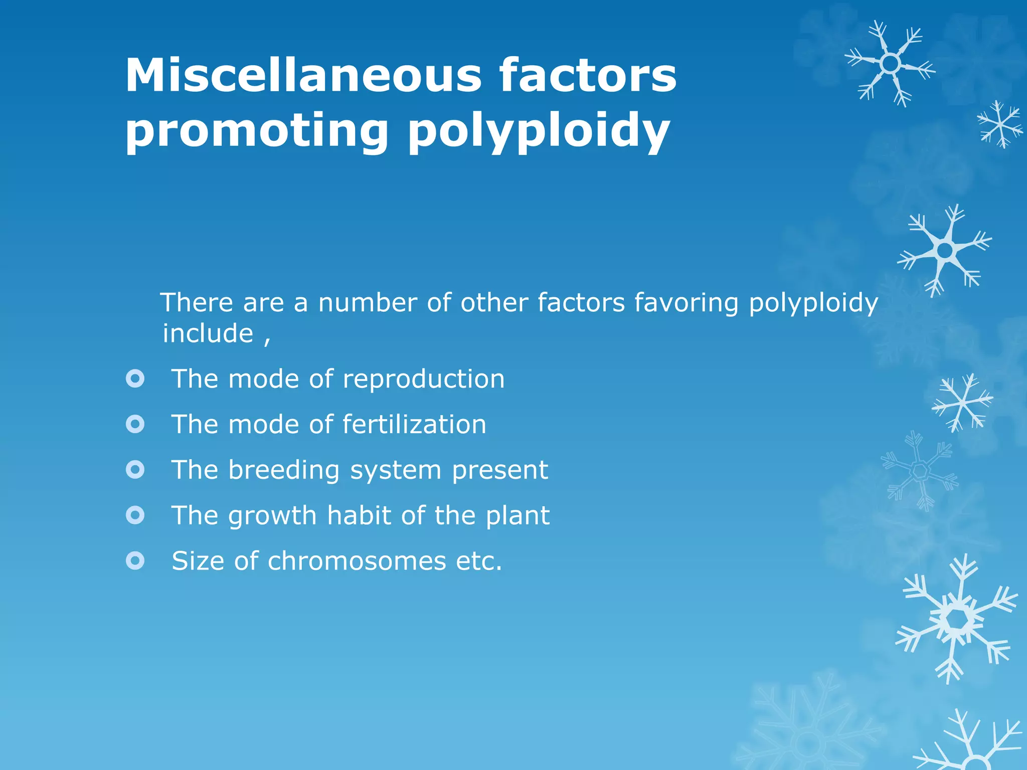Polyploidy breeding | PPTX