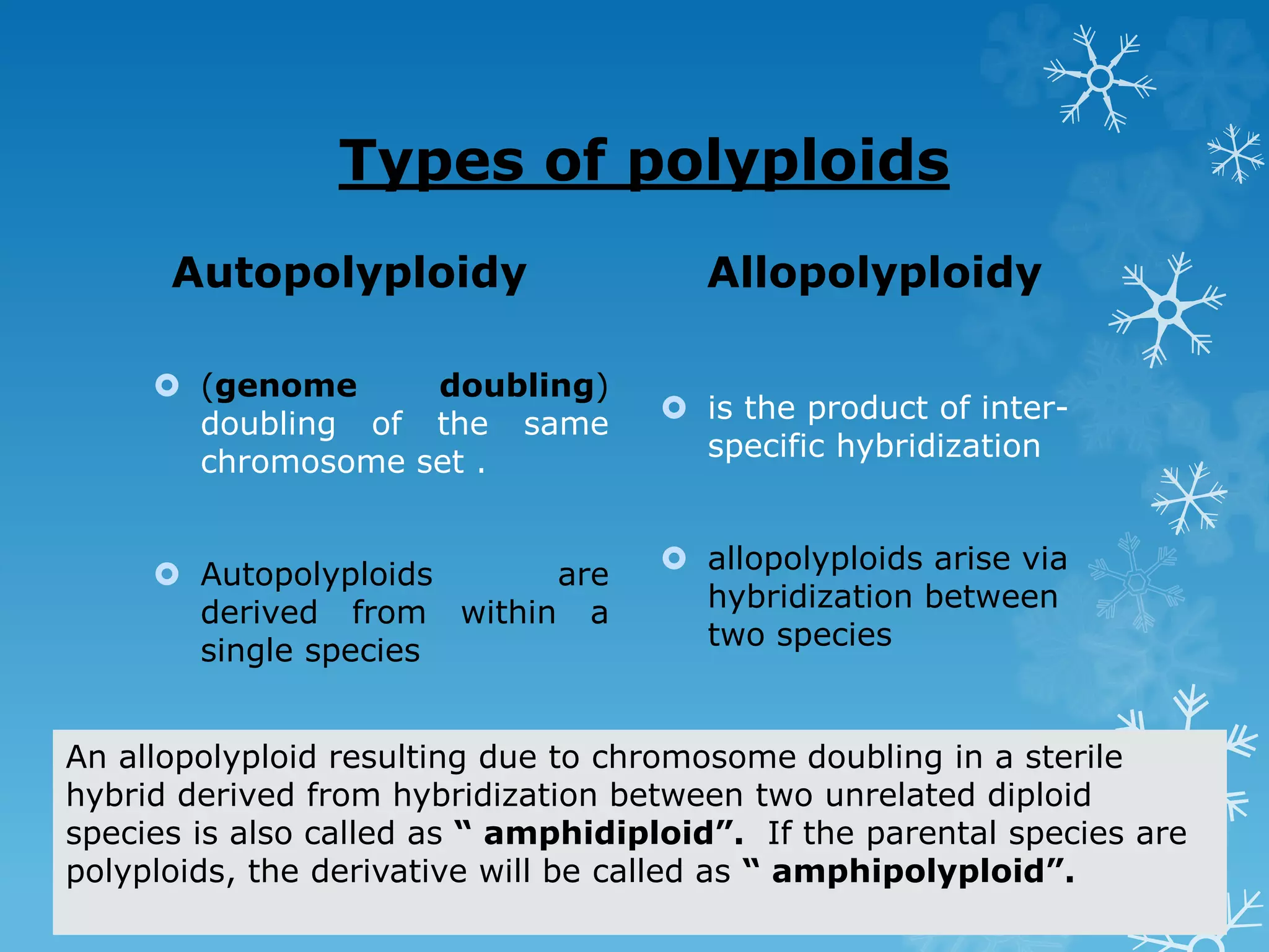 Polyploidy breeding | PPTX