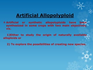 Polyploidy breeding | PPTX