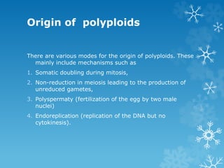 Polyploidy breeding | PPTX