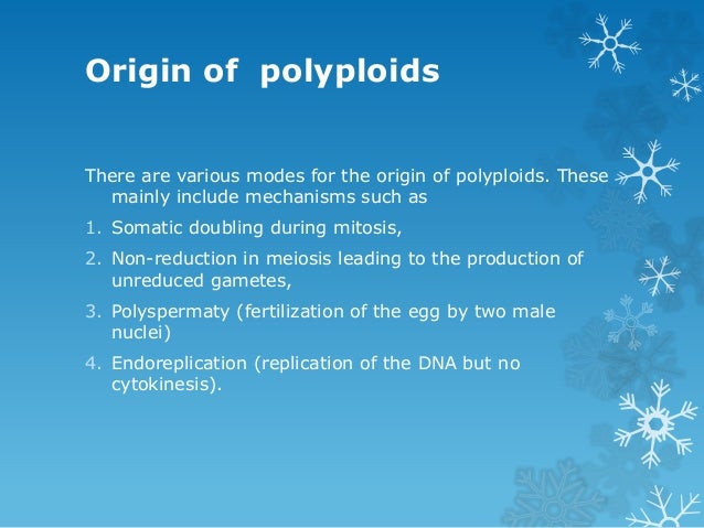 Polyploidy breeding