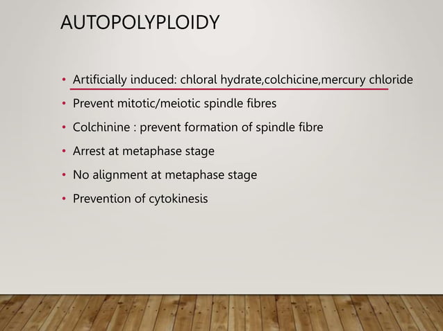 polyploidy ..ppt | Biological Sciences | Science