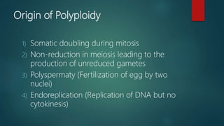 Polyploidy in ornamental crops | PPTX