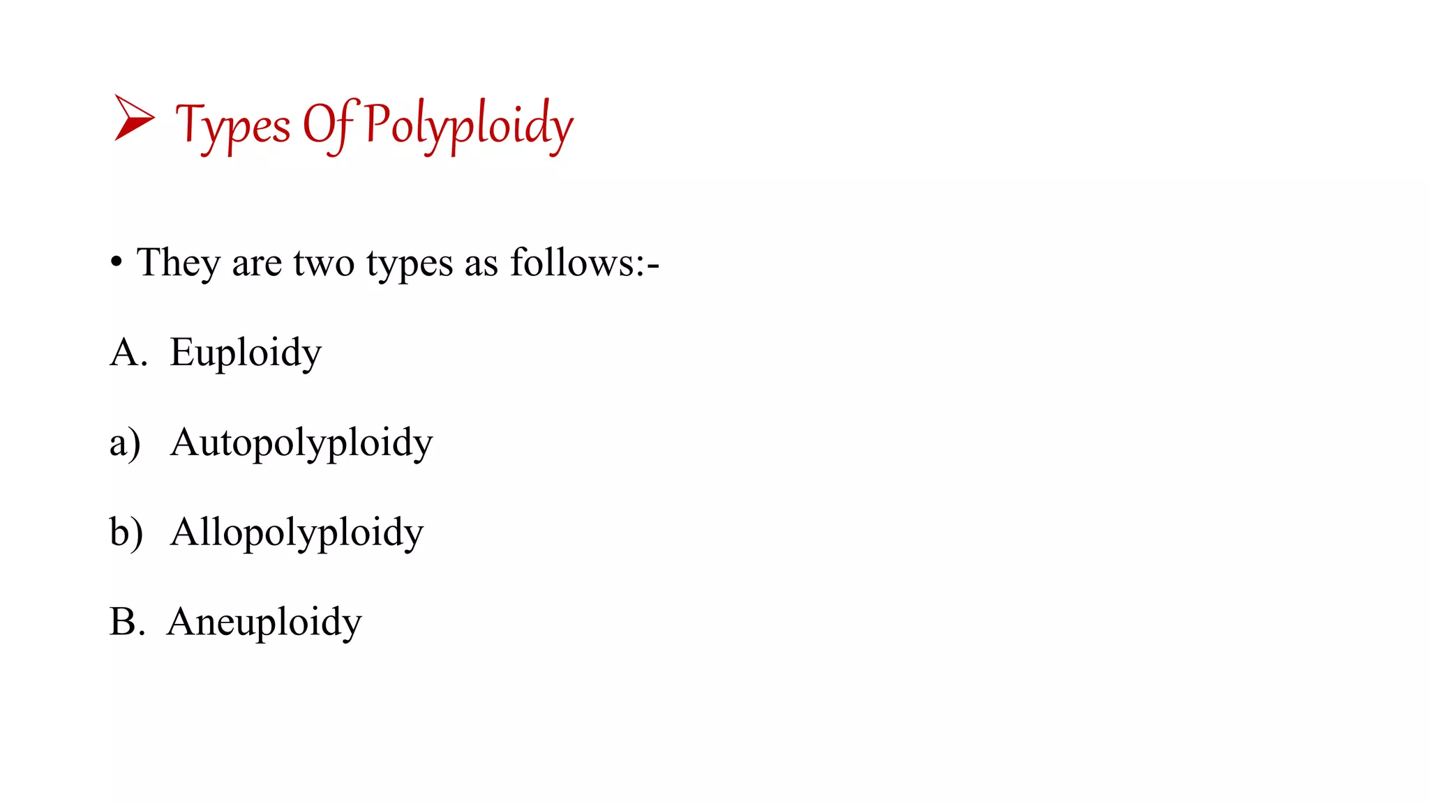 Polyploidy, mutation and hybridization with reference to medicinal ...